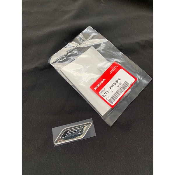 Jual PGM FI hitam fi black original honda thailand sticker PGM FI hitam ...