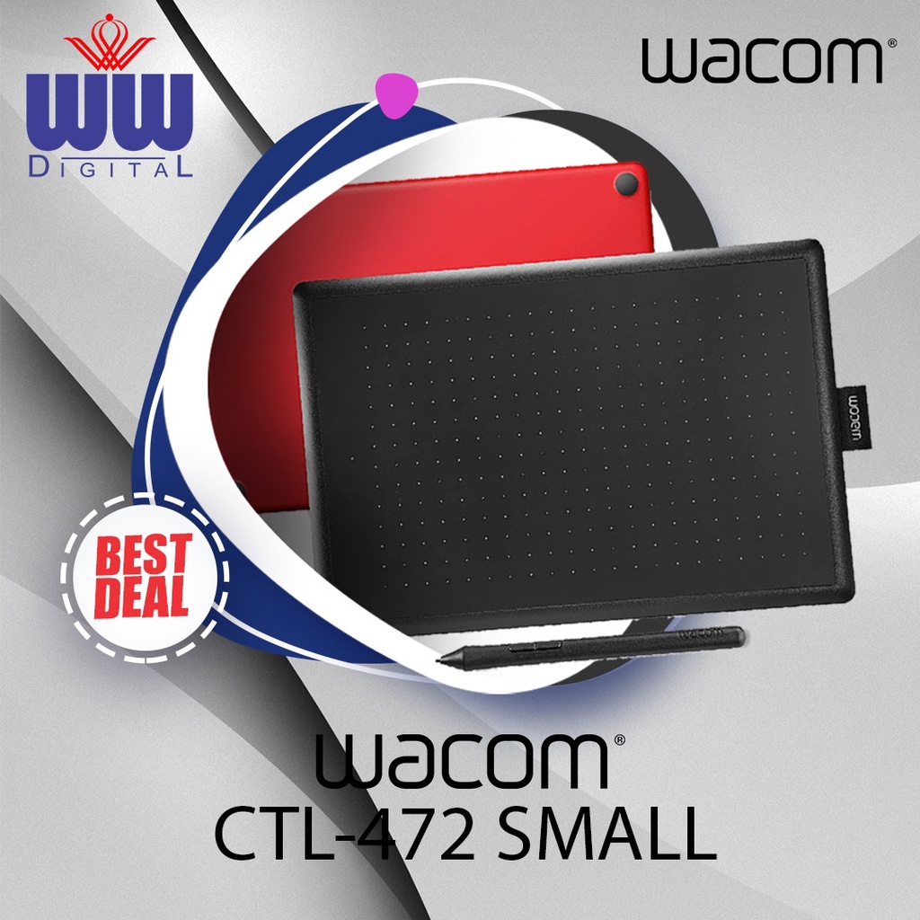 Jual Pen Tablet Drawing Pad Wacom One CTL-472 / K0-C Small - Garansi ...