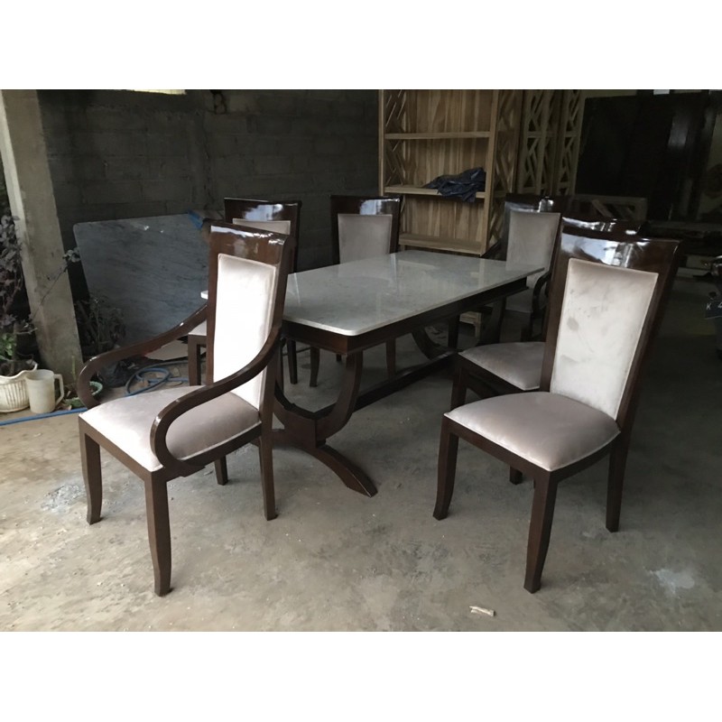 Jual meja makan marmer minimalis | Shopee Indonesia
