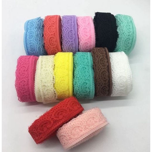 Jual Pita Renda Bordir AFRICAN Lebar 25mm (per meter) | Shopee Indonesia