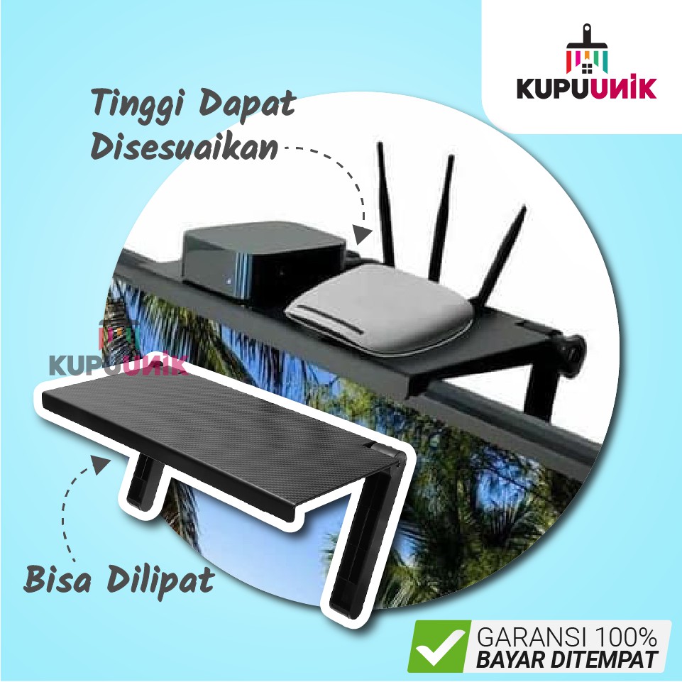 Jual Rak Portable Rak TV Gantung Monitor Aksesoris TV Rak Tempat Wifi ...