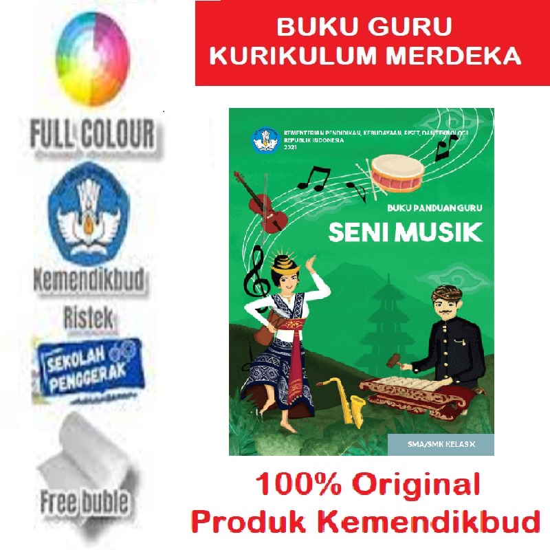 Jual Buku Panduan Guru Seni Musik SMA Kelas X Kurikulum Merdeka ...