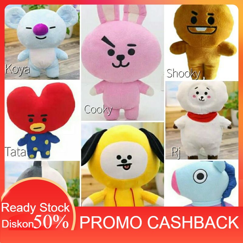 Jual Boneka Full body BT21 BTS K-Pop Unofficial | Shopee Indonesia