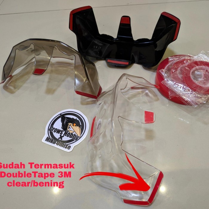 Jual HELM-AKSESORIS- SPOILER GP PAD ARAI AFTERMARKET PNP SCOTT TSR ...
