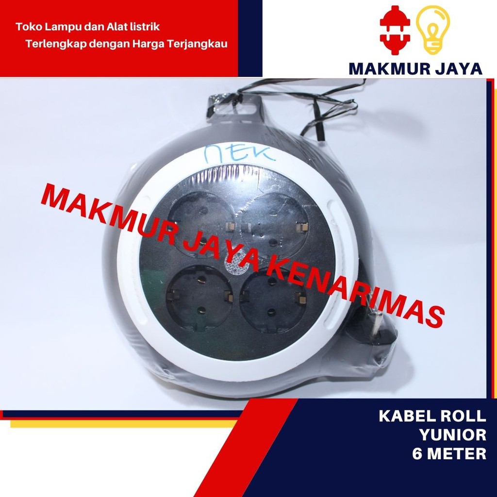 Jual Kabel Roll 6M/Kabel Roll Yunior 6M/Kabel 6Meter Yunior Murah/Kabel ...