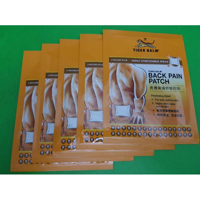Jual Tiger Balm Back Pain Patch (isi 2 patches) - Import Singapore ...