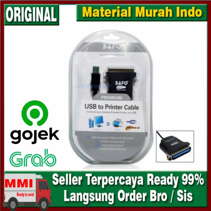 Jual Kabel Usb to Paralel BAFO Original (USB to LPT-Printer) | Shopee ...