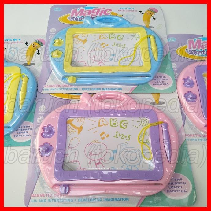 Jual Magic Sketchpad Magnetic Drawing Board Papan Tulis Gambar Ajaib ...