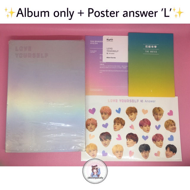 Jual (+POSTER) BTS LOVE YOURSELF ANSWER VERSI L ALBUM ONLY HER TEAR ...