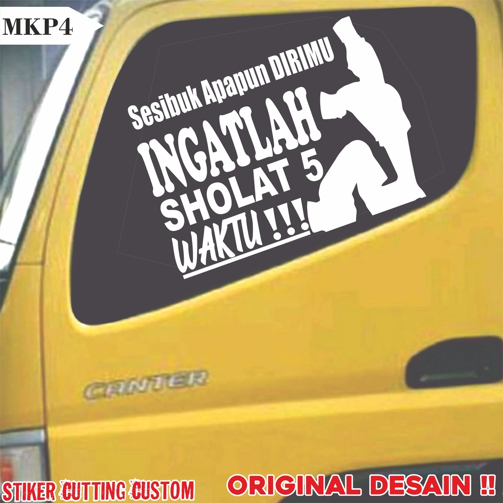 Jual stiker cutting kata-kata lucu untuk variasi kaca mobil pick up ...