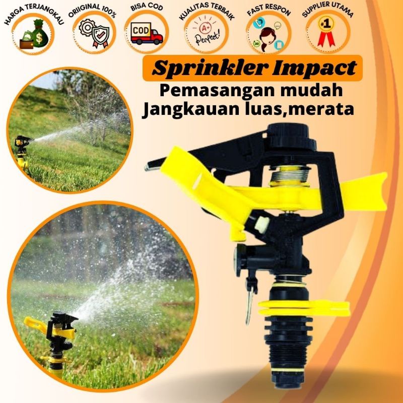 Jual Sprinkler Pertanian Taman Kebun Sprinkler Mutar 360 Derajat Drat 3 ...