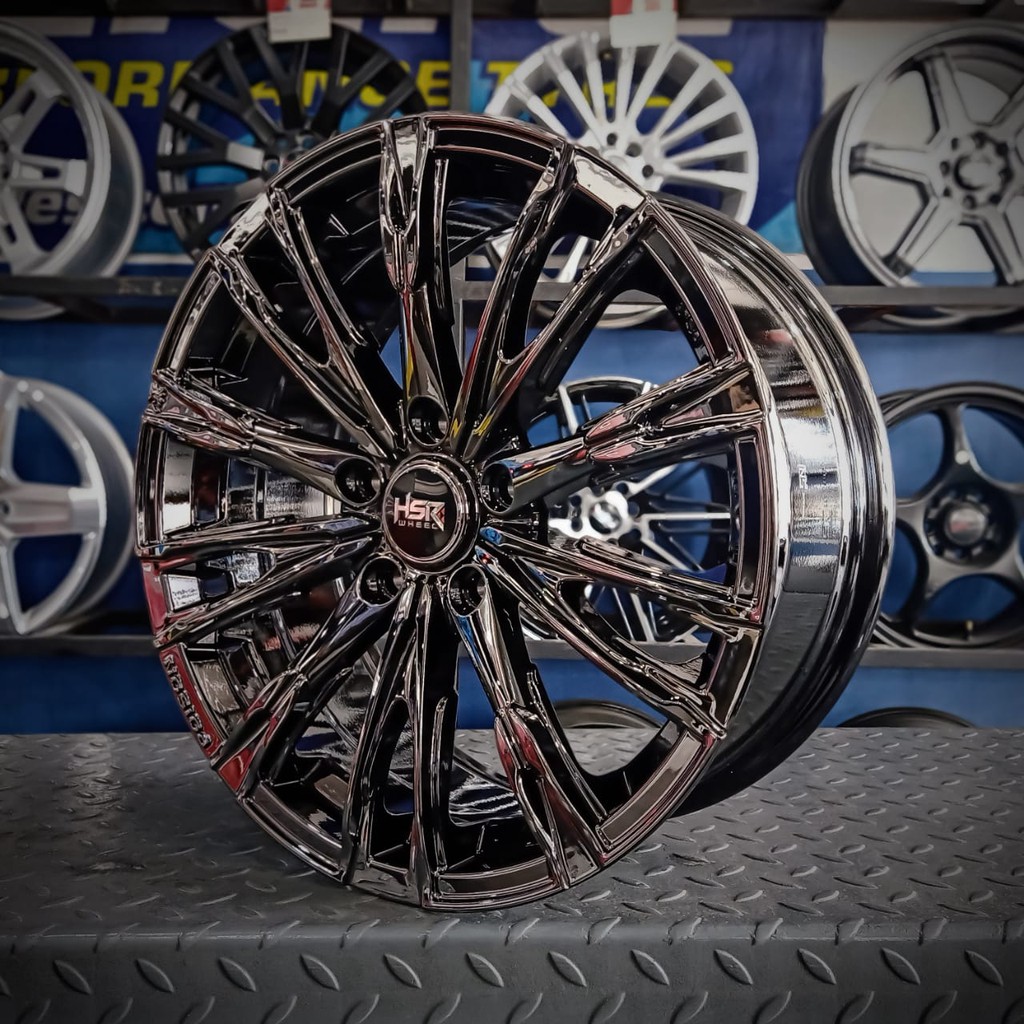 Jual Velg Mobil Black Chrome R18 HSR SENORITA Buat xpander innova camry ...