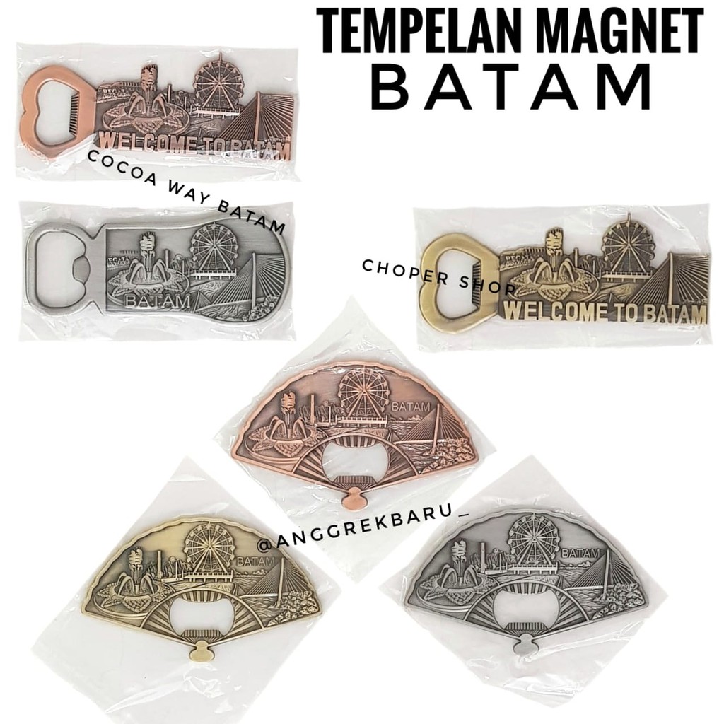 Jual Souvenir Tempelan Magnet Batam / Pernak Pernik Batam / Tempelan ...