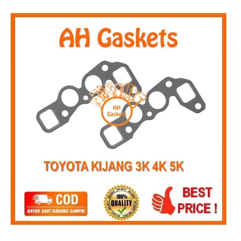 Jual Paking Manifold Exhaust Toyota Kijang 3K 4K 5K Paking Exhaust ...