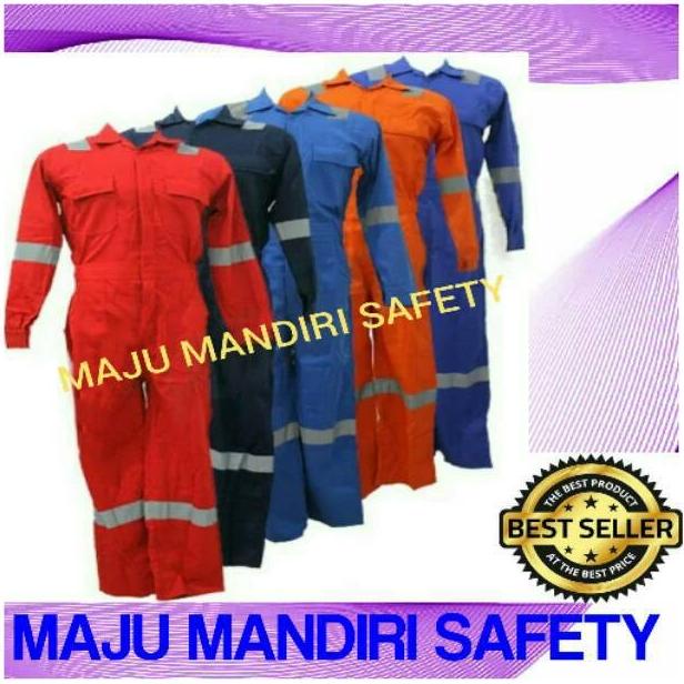 Jual Cantik Bengkel Safety Baju Wearpack Proyek Seragam Kerja Wearpack ...