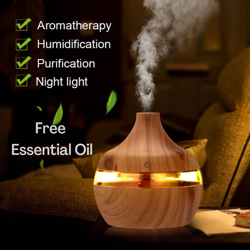 Jual Humidifier Diffuser Aromaterapi Aesthetic Pelembab Dan Pengharum ...