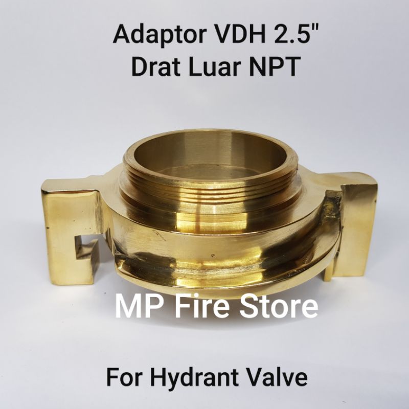 Jual Adaptor Coupling VDH VAN DER HEYDE 2,5 Drat Luar NPT Hydrant Valve ...