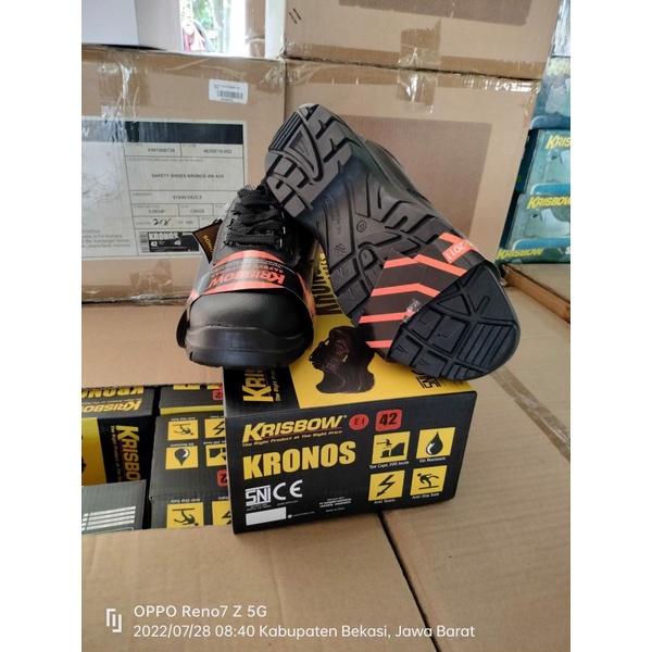 Jual Sepatu Safety KRISBOW KRONOS size 42 | Shopee Indonesia