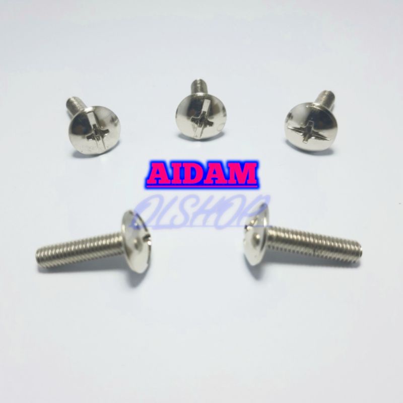 Jual BAUT BODY SUPRA 10 PCS BAUT NEKEL BODY MOTOR HONDA SUPRA X 125 KARISMA UKURAN M6X25 ...