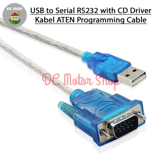 Jual USB to Serial RS232 RS 232 with CD Driver Kabel ATEN Programming ...