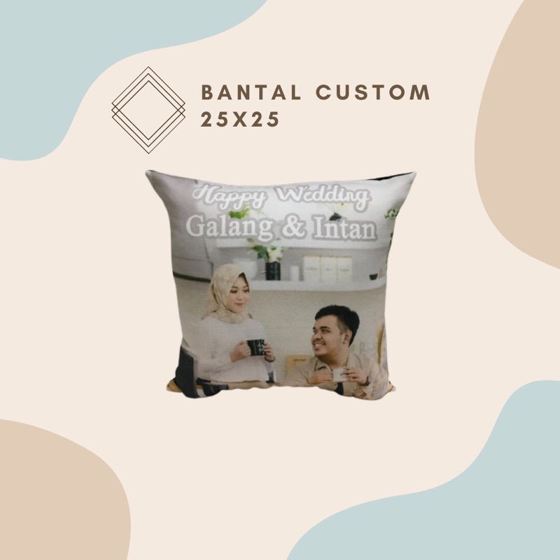 Jual BANTAL FOTO PRINTING 25x25 / BANTAL PRINTING / SOUVENIR BANTAL ...