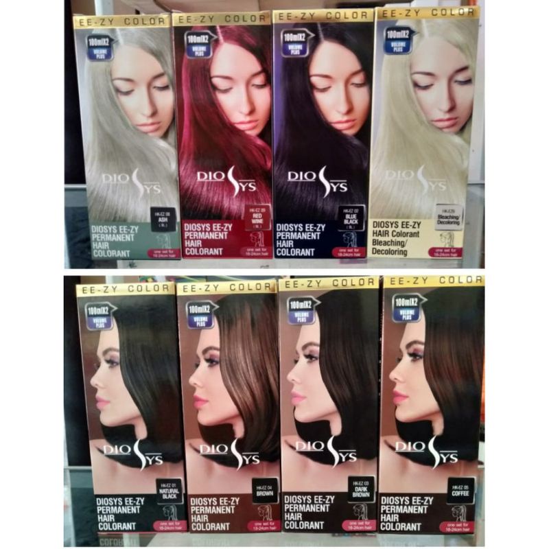 Jual DIOSYS - Hair Color EE-ZY 100 ml & 45 ml Cat Rambut / Pewarna ...