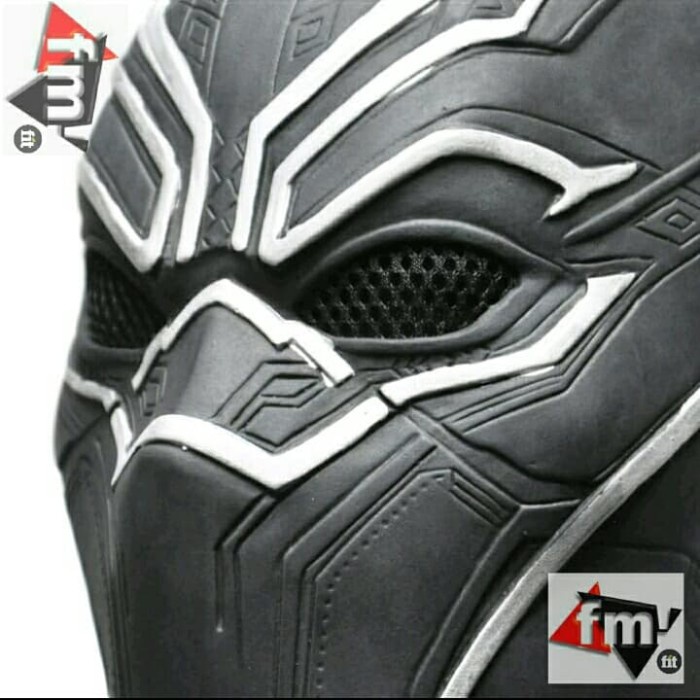 Jual Topeng Black Panther Avenger Marvel Mask Latex Party Tiger Macan ...