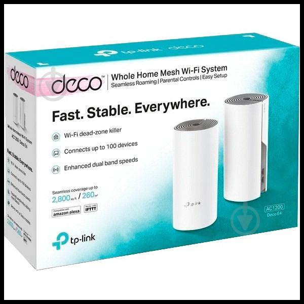 Jual Tp-Link Deco E4 ( 2-Pack ) Ac1200 Whole-Home Mesh Wi-Fi System Isi ...