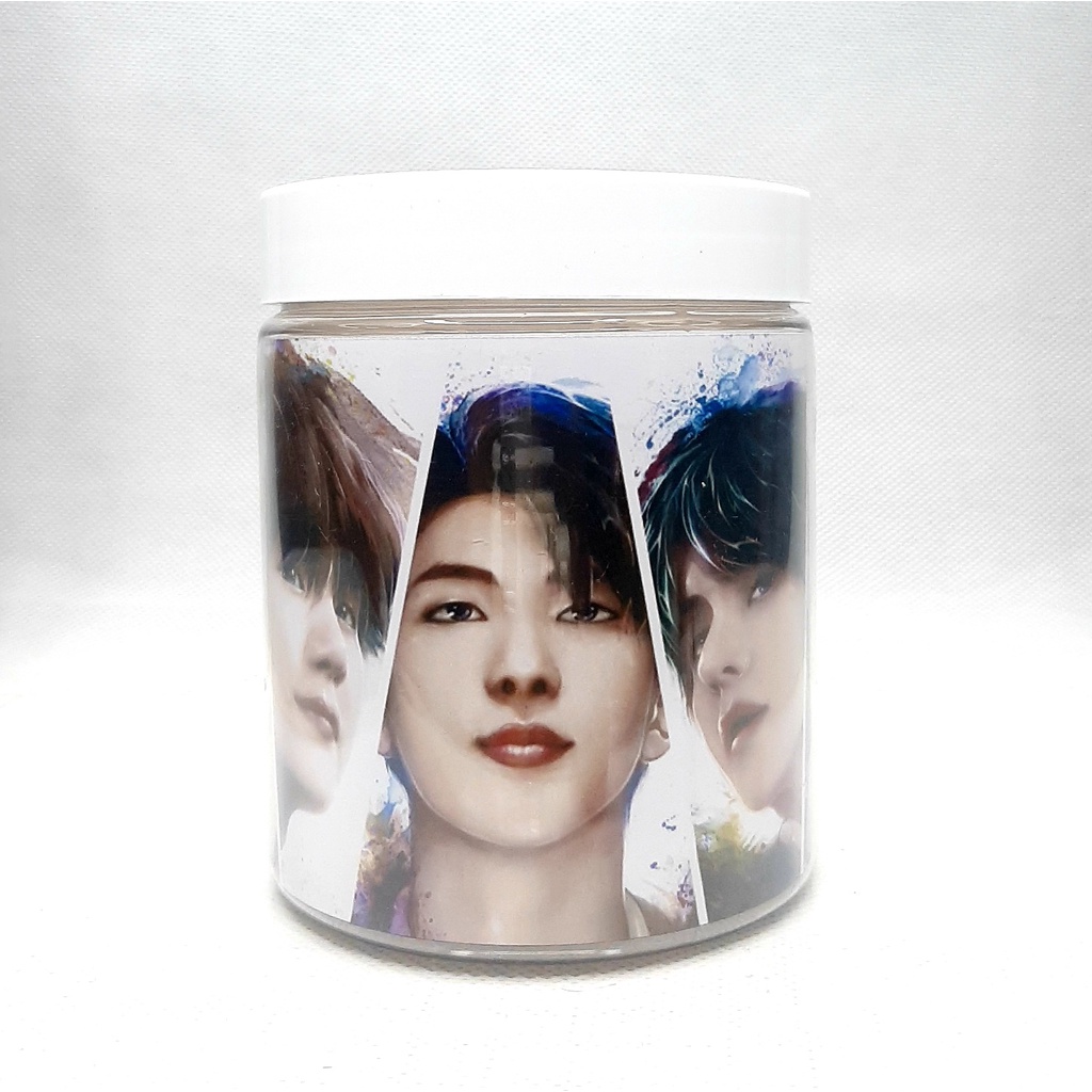 Jual Toples Plastik Custom Foto BTS / Cetak Foto BTS / Kado Ulang Tahun ...