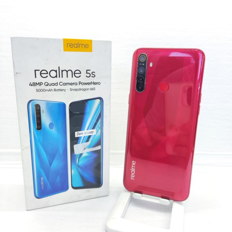 Jual Realme 5S Ram 4GB Internal 128GB HP Second Seken Bekas Realmi 5 S ...