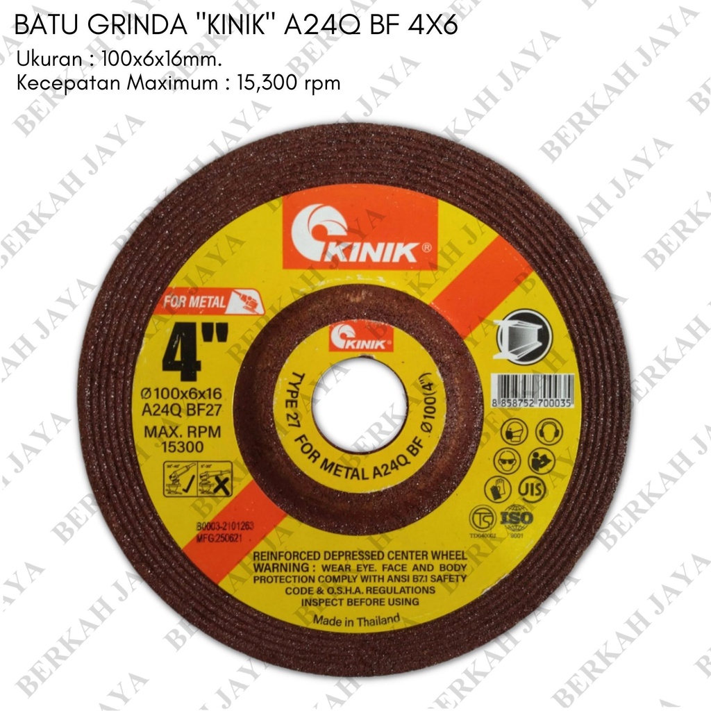 Jual Batu Gerinda Poles 4X6 KINIK Mata Gurinda Slep / Poles Grinding ...