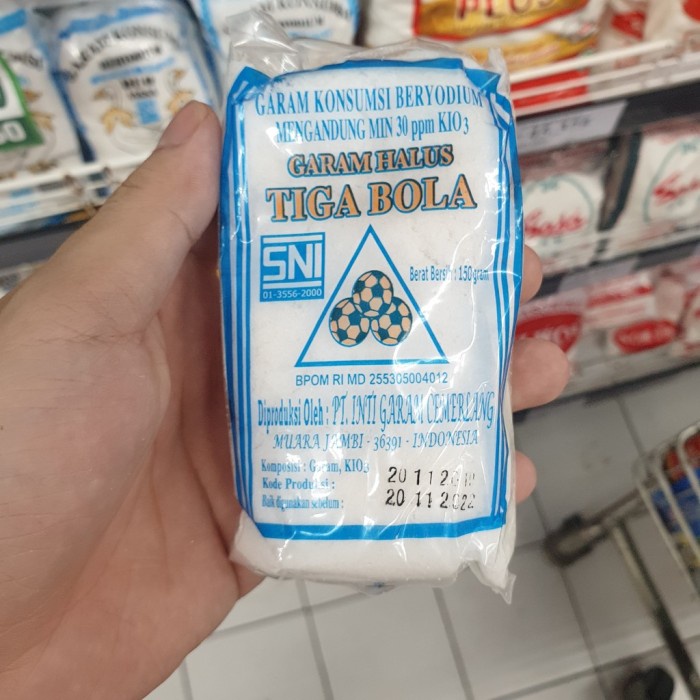 Jual GARAM 3 BOLA HALUS 250G/BKS | Shopee Indonesia