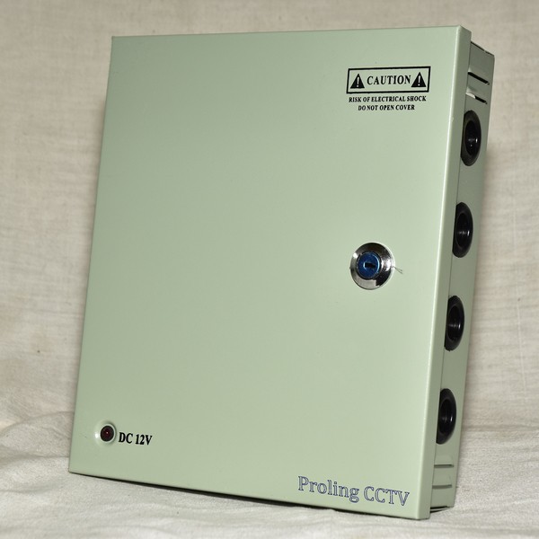 Jual Power Supply CCTV 12V 10A model Box Central Panel PSU Adaptor ...