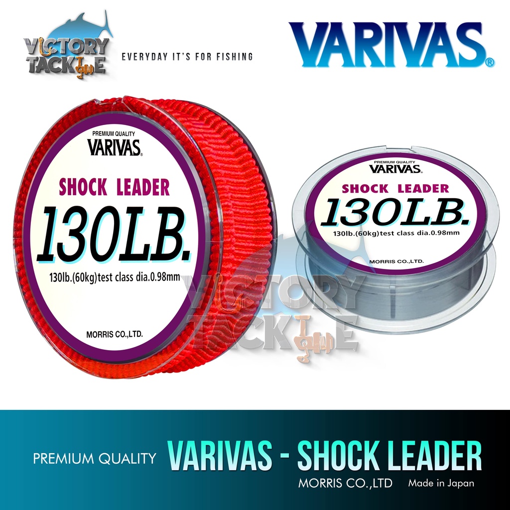 Jual Senar Pancing Benang Leader VARIVAS SHOCK LEADER NYLON ...