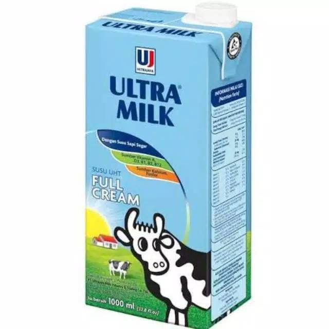 Jual Susu ultra milk 1liter putih coklat full cream | Shopee Indonesia