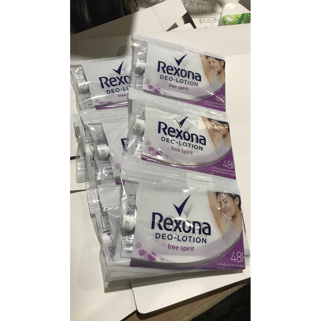 Jual Rexona Deo-Lotion Free Spirit Women 1 Renceng Lusin 12 Sachet 9gr ...