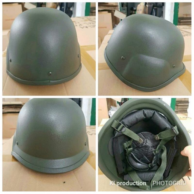 Jual Helm 3 in 1 PASGT/HELM Tactical MICH 2000 Pelatih/Warna Hitam ...