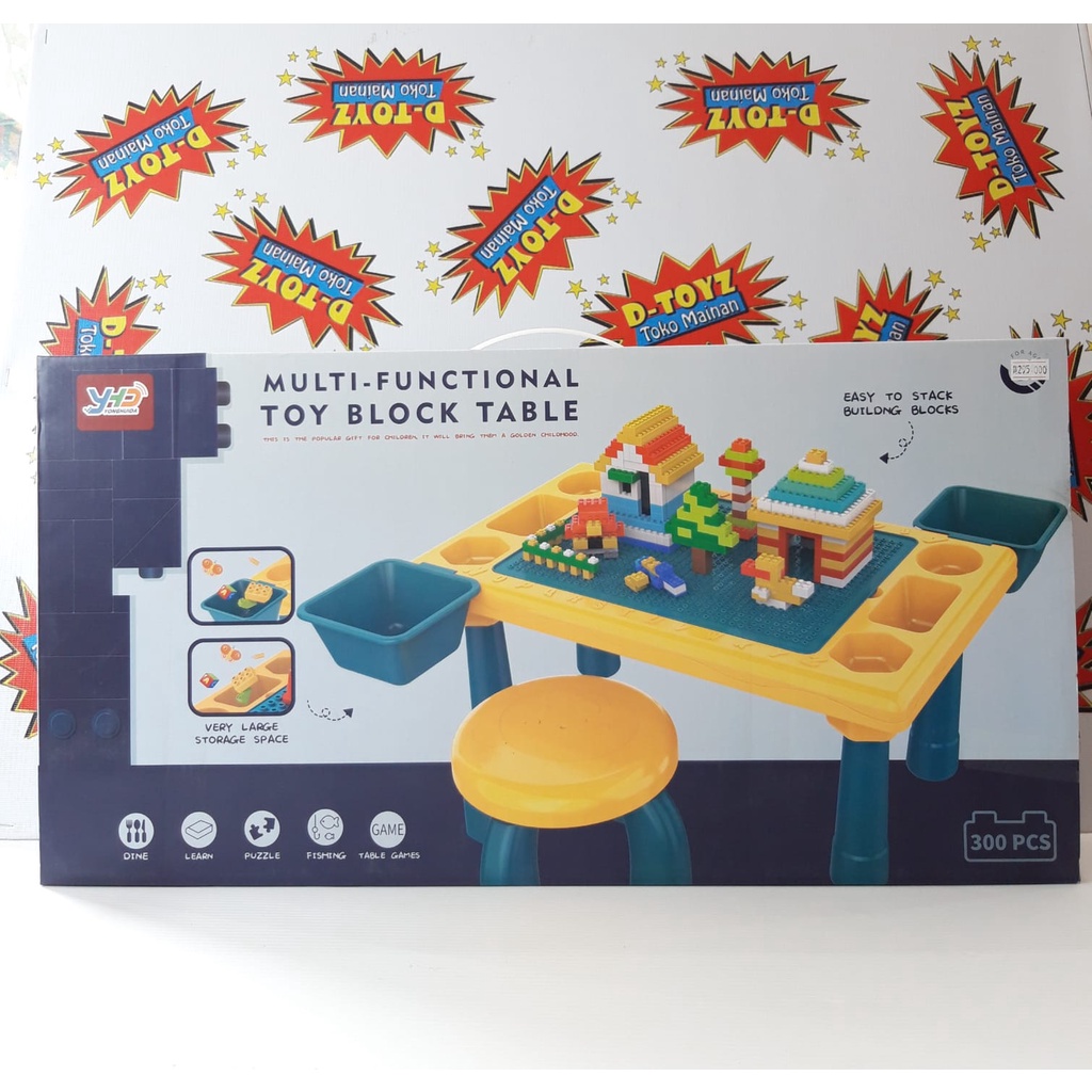 Jual Toy Block Table Lego meja lego set serbaguna | Shopee Indonesia