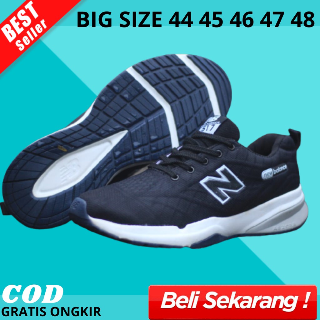 Jual SEPATU PRIA UKURAN BESAR SNEAKERS OLAHRAGA BIG SIZE 44 45 46 47 48 ...