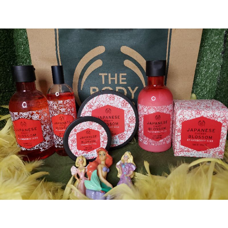 Jual japanese cherry blossom strawberry kiss the body shop / the body ...