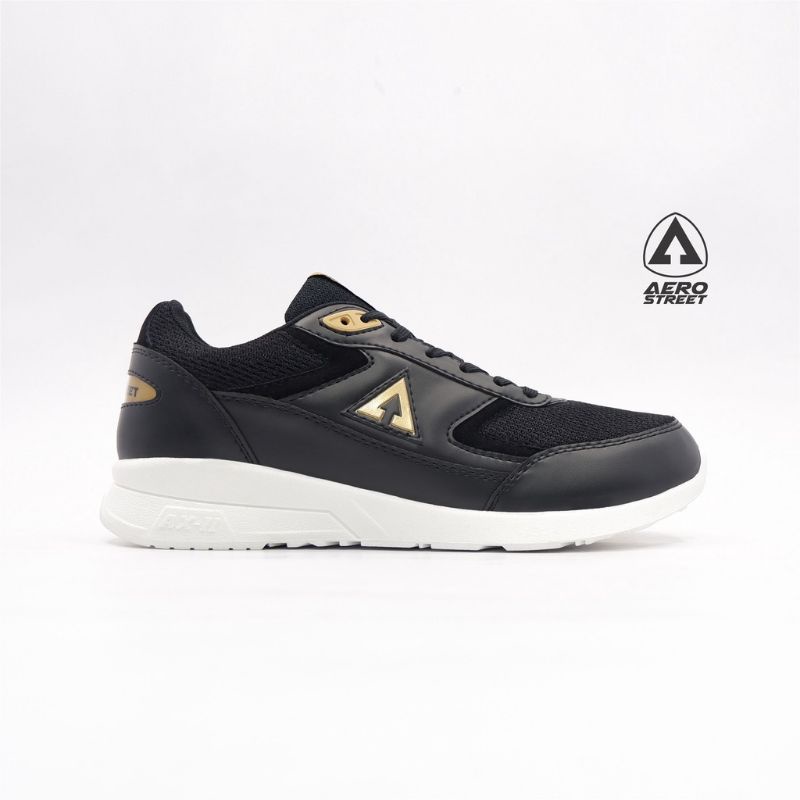 Jual Aerostreet Osaka Hitam Emas ORI. Size 41 | Shopee Indonesia