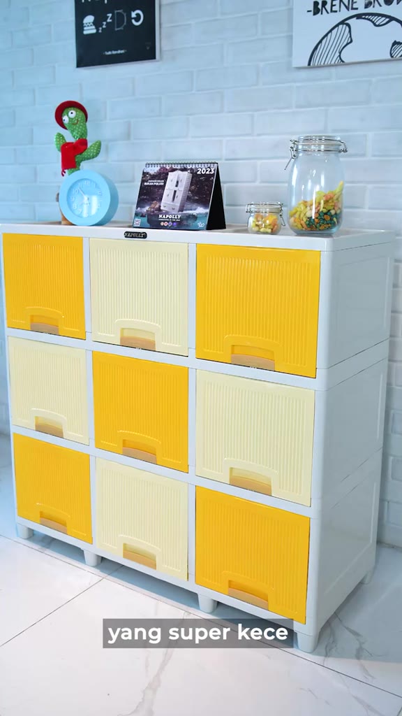 Jual LEMARI PLASTIK NAPOLLY LOCKER BOX SUSUN 3 - MEJA TV PLASTIK ...