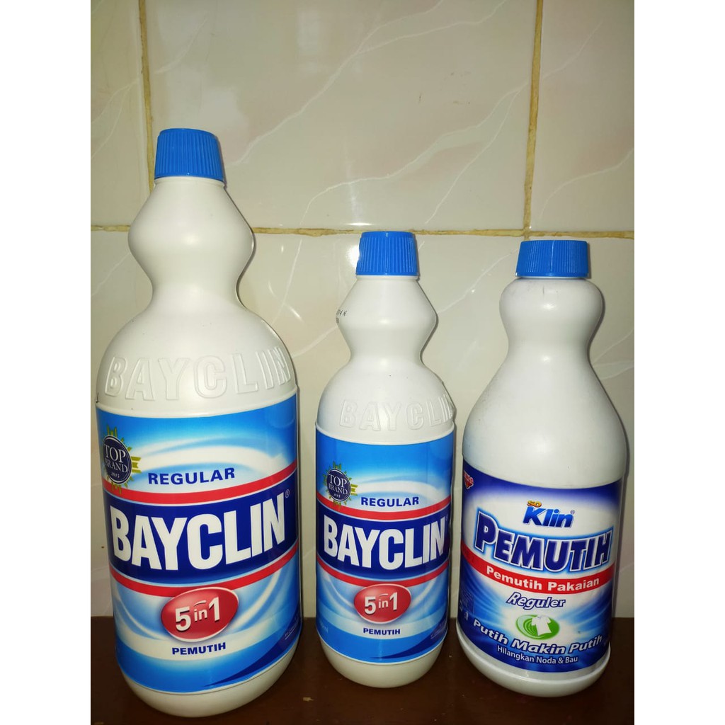 Jual BAYCLIN REGULAR 5in1 PEMUTIH 1000 ML / BAYCLIN REGULAR 500ML ...