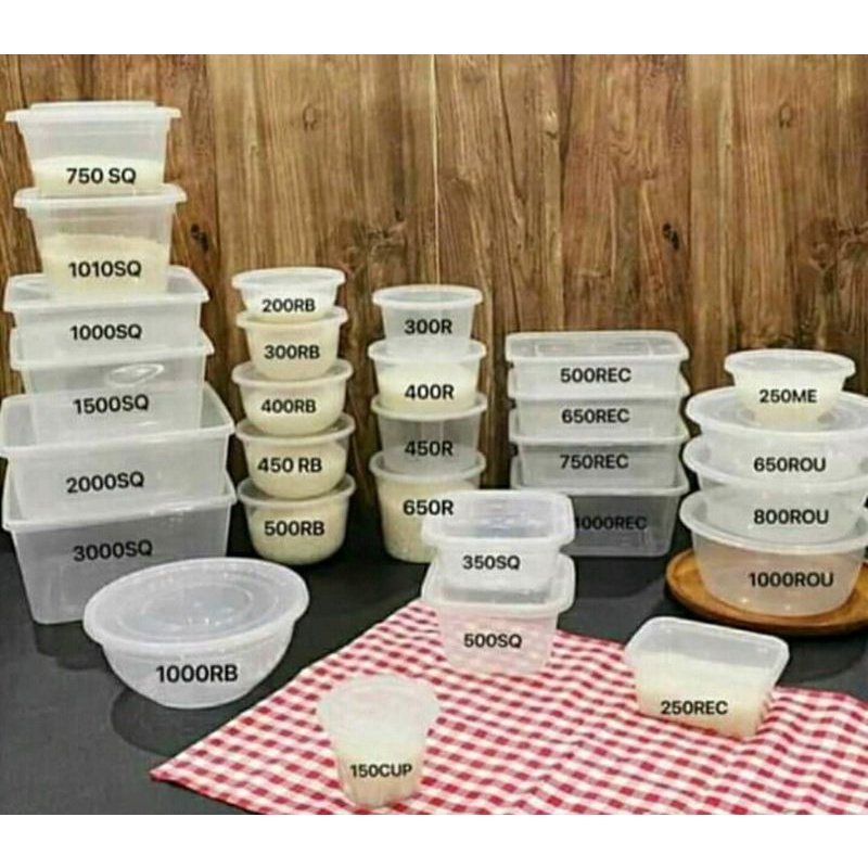 Jual Thinwall Wadah Sekali Pakai isi 25pc | Shopee Indonesia