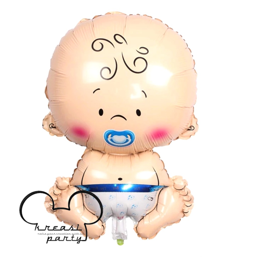 Jual Balon Karakter Baby Boy / Balon Foil Baby Shower / Balon Baby ...