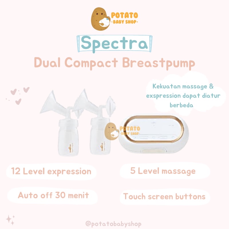 Jual LIMITED OFFER Spectra Dual Compact Breastpump / Pompa Asi Elektrik ...