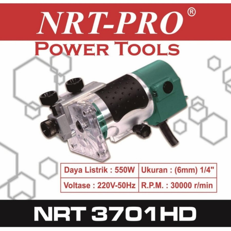 Jual Trimmer NRT-Pro 3701 HD NEW Gen mesin profil router trimer NRT ...