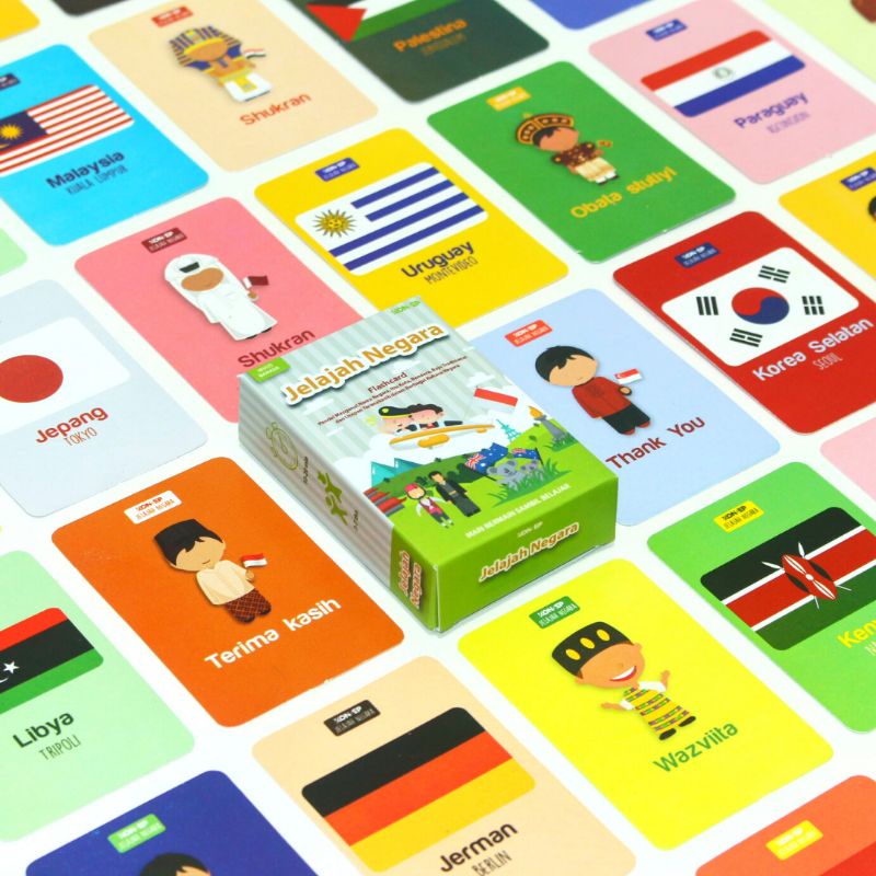 Jual [SALE] [48-54 Lembar] Flashcard Tebal Konsep Belajar Calistung ...