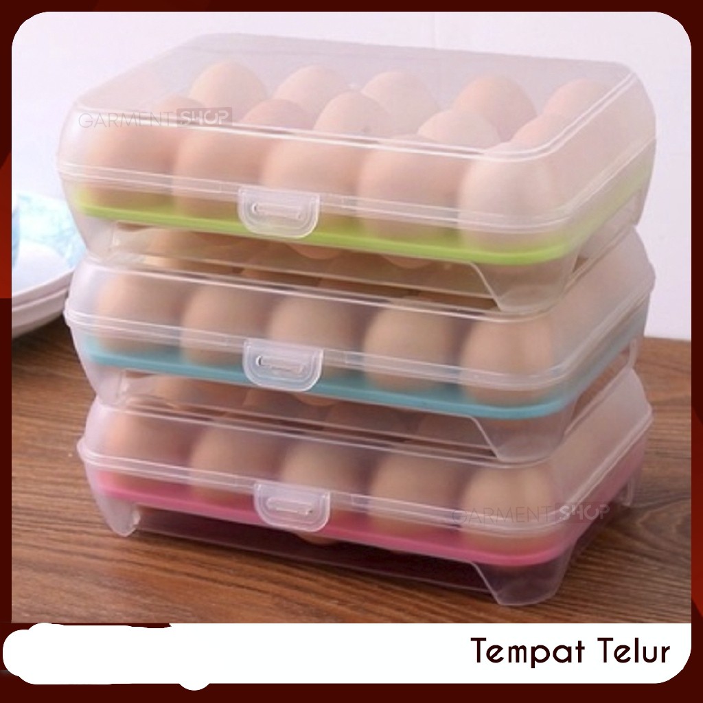 Jual BOX TELUR - Tempat Box Telur 15 Lubang Sekat (Kotak dengan sekat ...