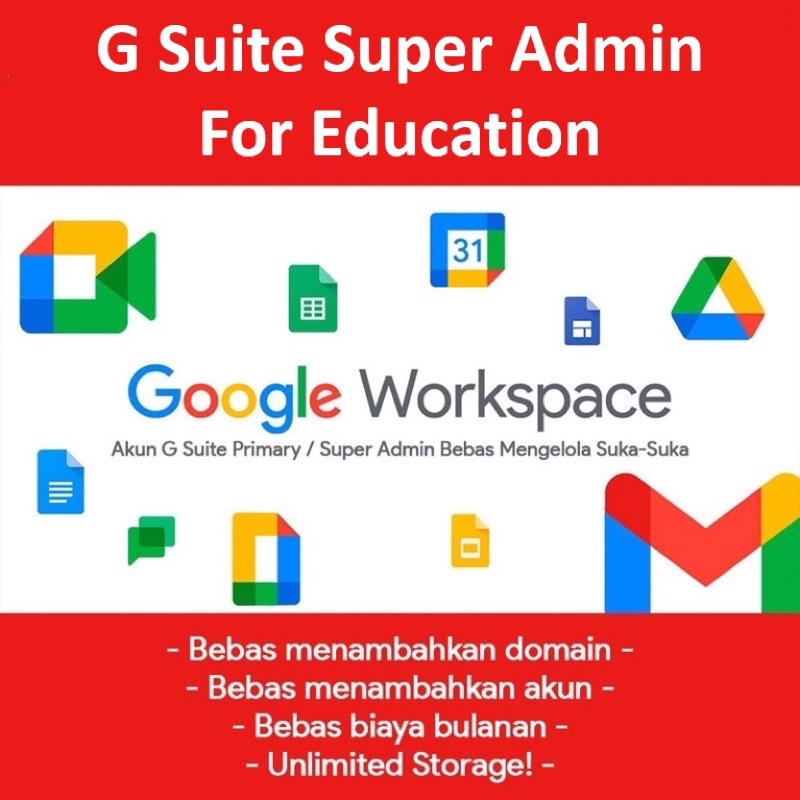 Jual Gsuite Super Admin for Education Fresh | Shopee Indonesia